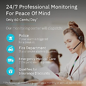 Abode Security System Hub – Easy DIY Installation - Optional Professional Monitoring - Works with HomeKit, Alexa & Google Home