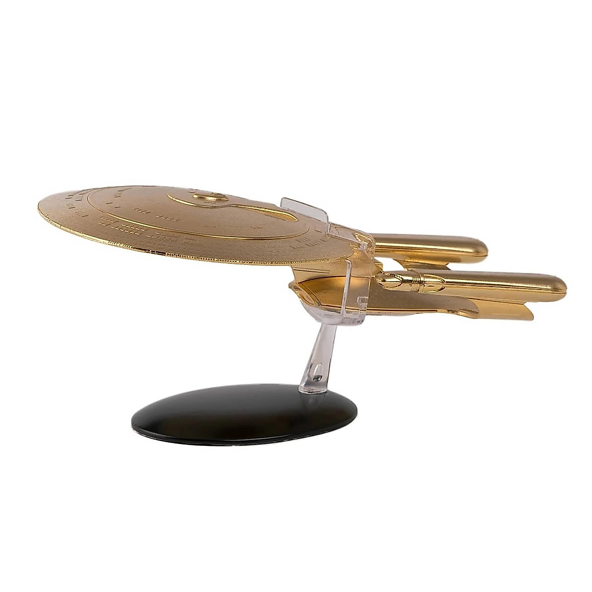 Star Trek The Official Starship Collection | Gold Plated U.S.S. Enterprise NCC-1701-D Special Edition by Eaglemoss Hero Collector