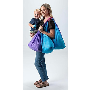Click & Carry Grocery Bag Carrier as seen on Shark Tank with Soft Cushion Grip (Black, Single) | Hands Free Grocery Bag Carrier | Plastic Bag Holder | Sports Gear Carrier | Click and Carry with Ease