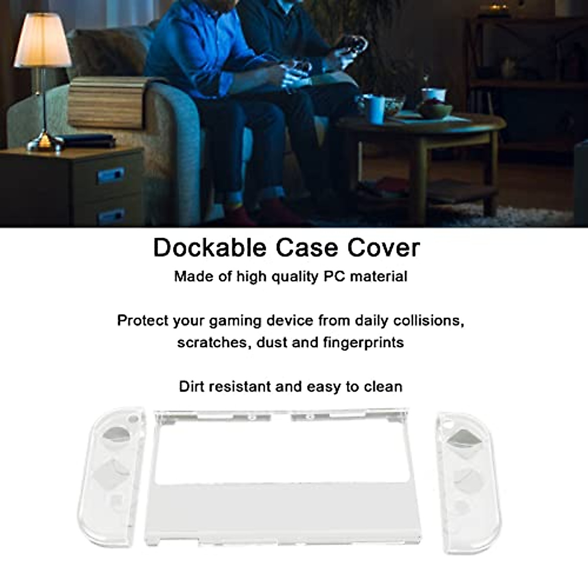 Host Protective Case, Anti Dust Dockable Case Cover PC Materials Anti Collision for Game Console