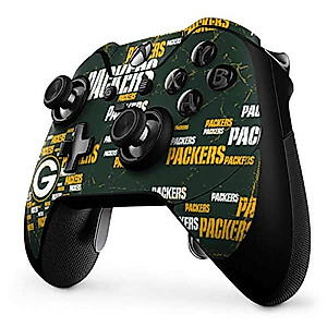 Skinit Decal Gaming Skin Compatible with Xbox One Elite Controller - Officially Licensed NFL Green Bay Packers Blast Design