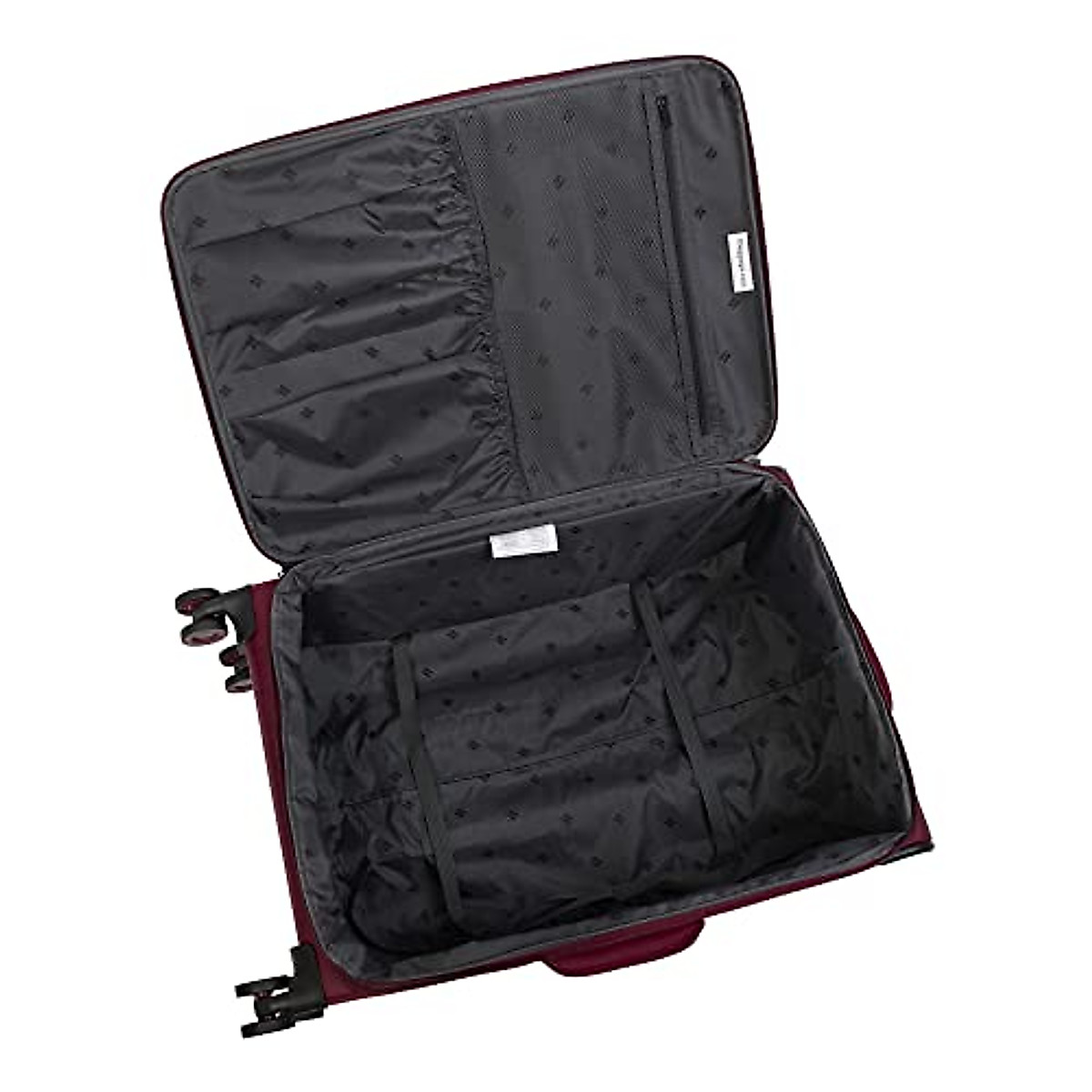 it luggage Precursor 28" Softside Checked 8 Wheel Expandable Spinner, Dark Red