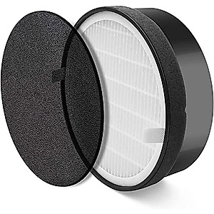 LEVOIT LV-H132 Air Purifier Replacement Filter, 3-in-1 Nylon Pre-Filter, True HEPA Filter, High-Efficiency Activated Carbon Filter, LV-H132-RF, 1 Pack