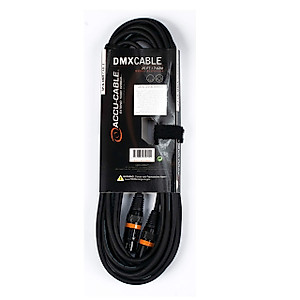Accu Cable AC3PDMX25 25 Foot 3 pin True DMX Cable Rated at 110 ohms end to end to Ensure no Signal Drop