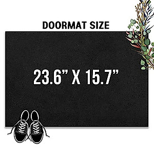 Hurdorak Doormat Hello Mothafucka, Hey, Hi, How Ya Dur'En Welcome Mats for Front Door Mat Non Slip Mats Indoor Decor Bathroom Mat Entrance Rug, 23.6 X 15.7 Inches, 6mm Thick