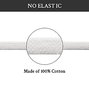 Endoto Shoelaces for Gucci Ace Flat Shoe Laces Replacement Sneakers Shoes Strings(Color:White,Size:56Inch)