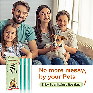 Door Scratch Protector-3 x 40" x 8.2", Protect Your Door, Furniture and Wall, Anti-Scratch Guard for Furniture, Heavy Duty Door Cover Scratch Shield