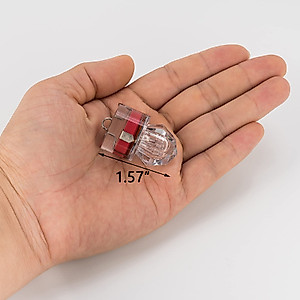 Dr.Fish 5 Pack LED Deep Drop Fishing Lights Diamond Lights Water Activate LED Lighted Lures Deep Drop Rig Fishing Flashers Hablibut Tuna Swordfish Green