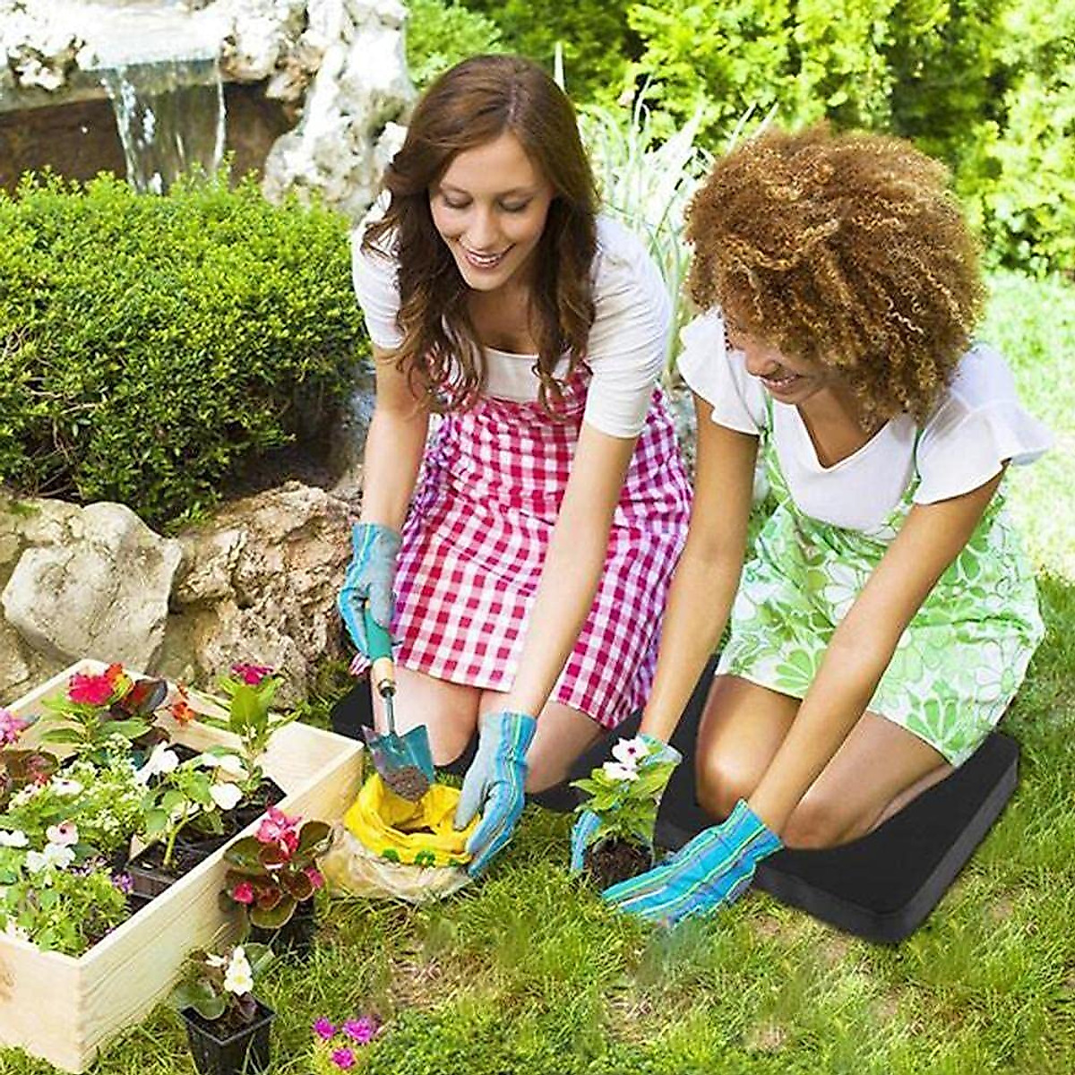 Garden Kneeler Pad Kneeling Mat Garage Garden Kneeler Mat Kneel Pad Cushion Knee Thick Kneeling High Foam Pad Density Protection