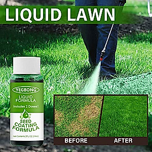Liquid Seeding Grass Lawn Green Spray, Liquid Grass Seed, Garden Lawn Liquid Spray, Green Grass Lawn Spray, Seed Care Watering Set (5pc)