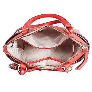 Michael Kors Sullivan Small Convertible Top Zip Tote Crimson One Size