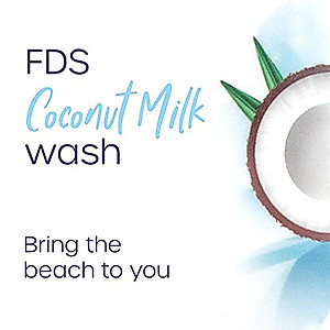 FDS Intimate + Body Cleansing Wash, Coconut Milk - Bottle, 10 Ounce