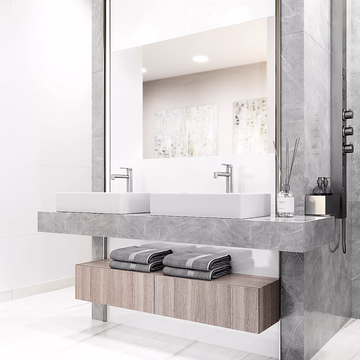 VIGO Sterling 11'' H Single Handle Single-Hole Bathroom Vessel Faucet in Chrome-VG03032CH