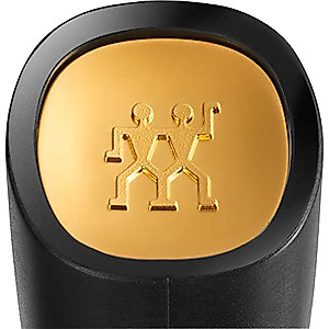 Zwilling All Star 8-inch Bread Knife, Cake Knife Razor-Sharp German Knife, Made in Company-Owned German Factory with Special Formula Steel perfected for almost 300 Years, Gold Matte End Cap