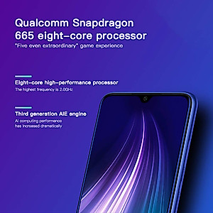 Xiaomi Redmi Note 8 (64GB, 4GB) 6.3" Display, Helio G85, 48MP Quad Camera, Dual SIM GSM Unlocked - US & Global 4G LTE International Version (Blue)