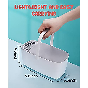 GAMENOTE Paint Brush Cleaner - Paint Brush Holder with Palette and Handle, Paint Brush Rinser for Acrylic, Watercolor, and Water-Based Paints