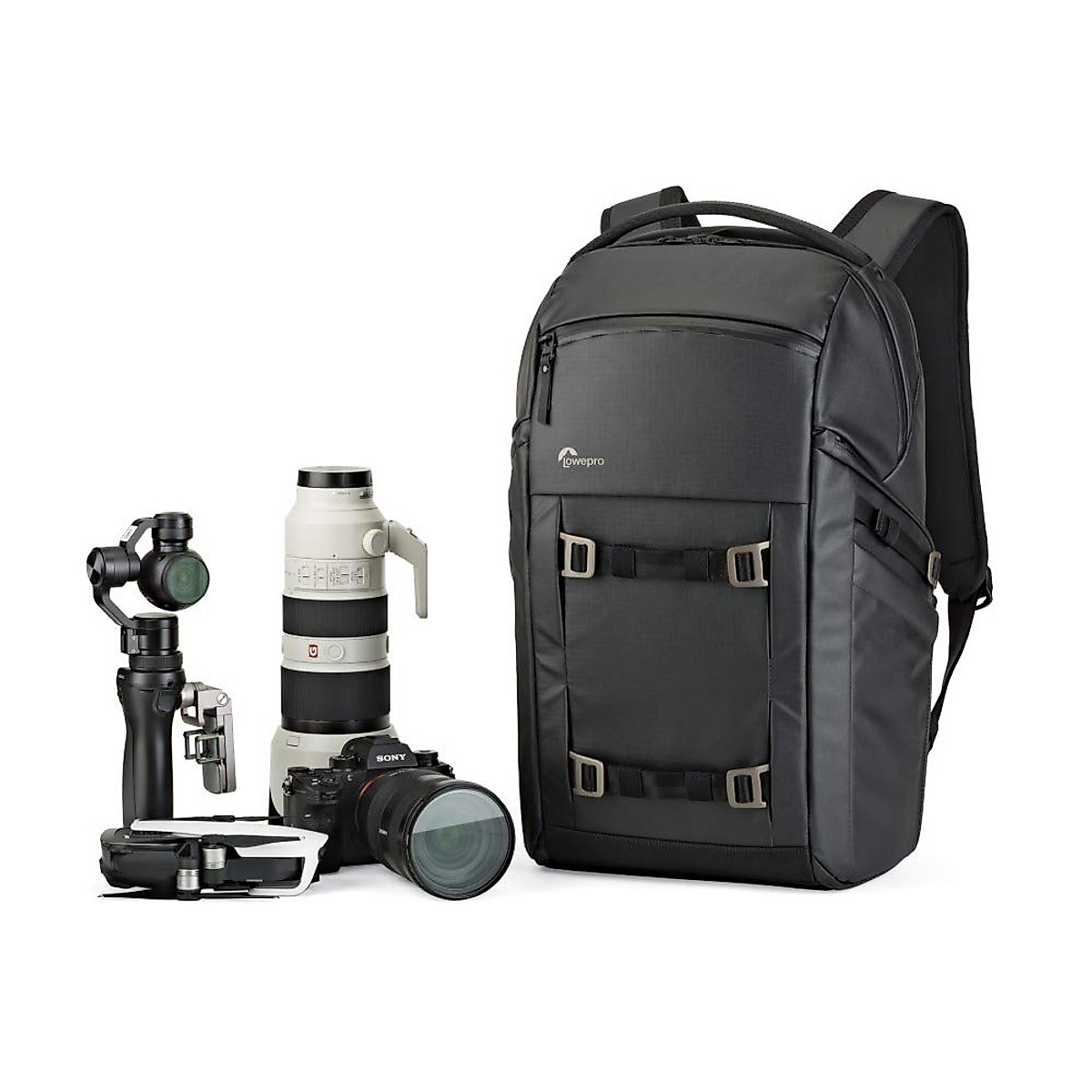 Lowepro Freeline Camera Backpack 350 AW, Black. Versatile Daypack Designed for Travel, Photographers and videographers. for DSLR, Mirrorless, Laptops, Bridge, CSC, Lenses and Travel Gear.
