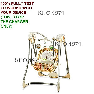 KHOI1971 Wall AC Adapter Cable for P9236 Dreamsicle Fisher Price Swing n Glider Baby