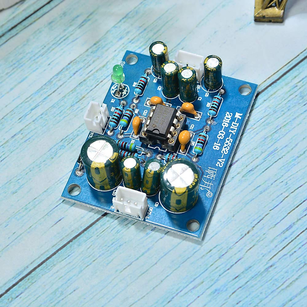 Comimark 1Pcs NE5532 OP AMP HiFi Preamplifier Signal Amplification Board for Bluetooth Pre-amp