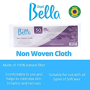 Depil Bella Roll On Wax Algae with Peppermint Depilatory | Body Waxing, Hair Removal Wax-Cartridge | For Men and Women | Home Self Waxing | Sensitive Skin | Painless (6 PACK + ADD)