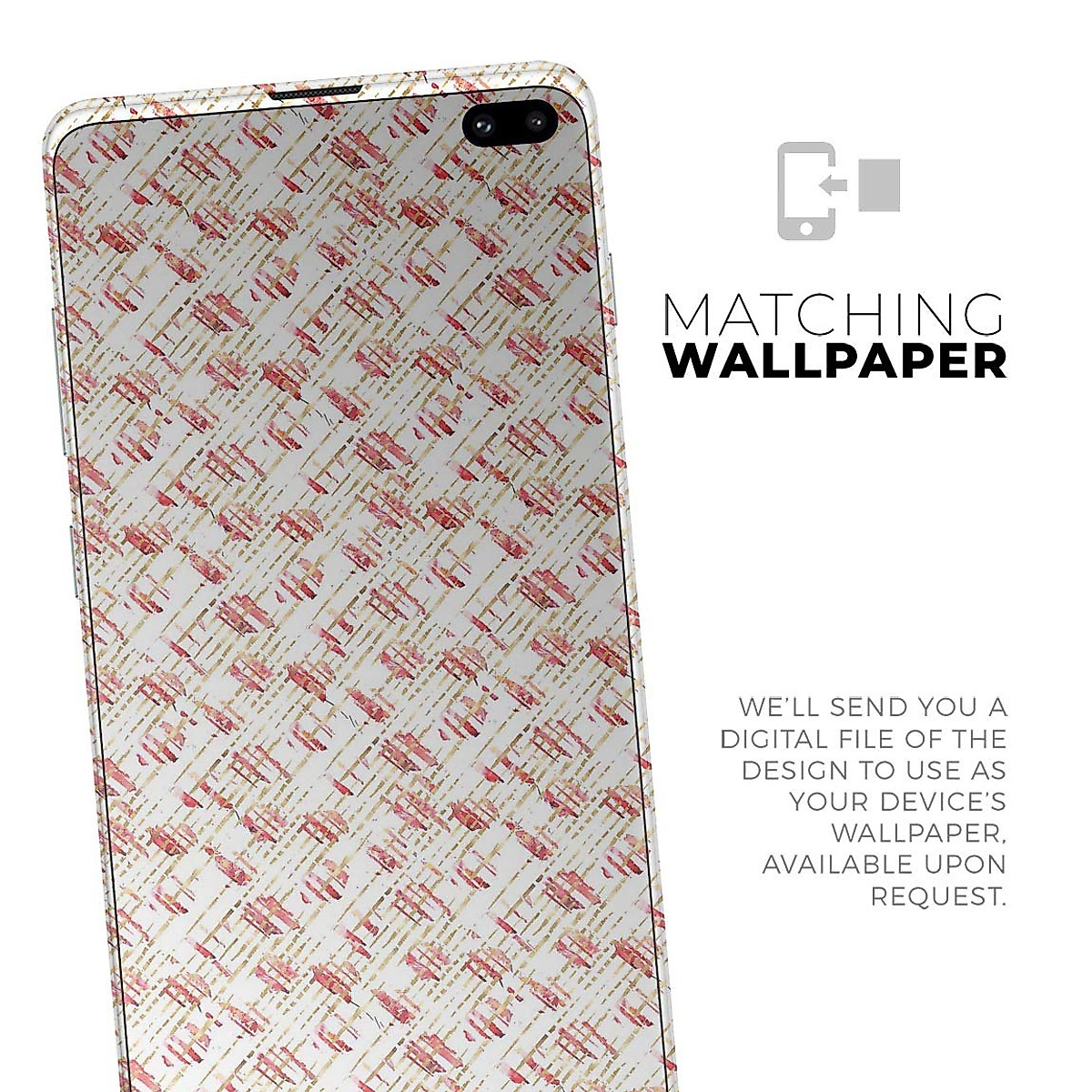 DesignSkinz Karamfila Watercolo Poppies V19 Protective Vinyl Decal Wrap Skin Cover Compatible with The Samsung Galaxy S20 (Screen Trim & Back Glass Skin)