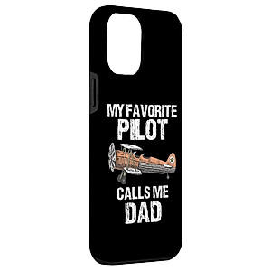 iPhone 12 Pro Max Aviation My Favorite Pilot Calls Me Dad Mens Pilot's Dad Case