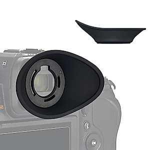 [Updated Version] Z9 Z8 Eye Cup Eyepiece, Camera Viewfinder Eyecup for Nikon Z8 Z9, Soft Silicone 360 Rotating Extension Oval Design, Replace Nikon DK-33 Eye Cup