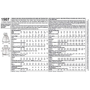 Simplicity 1507 Toddler Girl's Formal Dress Sewing Pattern, Sizes 4-8