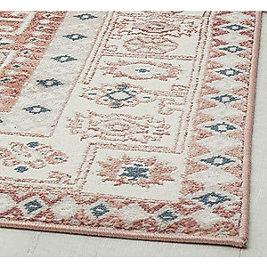 Rugs America Gallagher Collection GL60A Sangria Koti Transitional Vintage Area Rug 8' x 10'