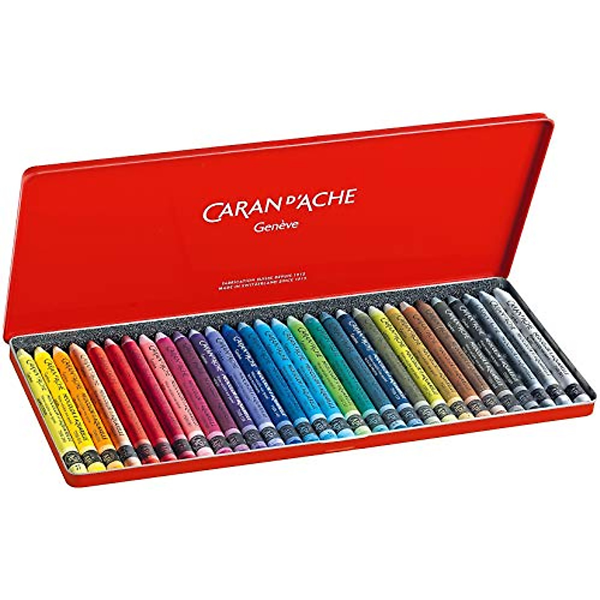 Caran d'Ache Classic Neocolor II Water-Soluble Pastels, 30 Colors