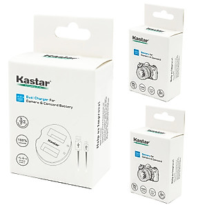 Kastar Battery + Dual Charger for Nik EN-EL19 Coolpix S2800 S3100 S3200 S3300 S3400 S3500 S3600 S3700 S4100 S4200 S4300 S5200 S5300 S6400 S6500 S6600 S6700 S6800 S6900 S7000 and Sony NP-BJ1 DSC-RX0