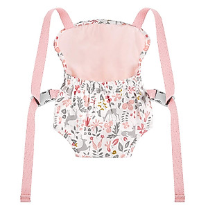 GAGAKU Baby Doll Carrier Doll Accessories Stuffed Animal Plushed Toy Carrier for Dolls – Green (Owl)