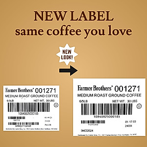 Farmer Brothers Ground Coffee - Medium Roast, 5 Lb. Bag