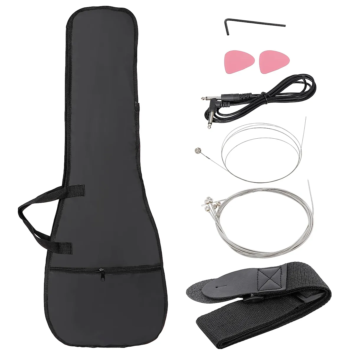 Smartxchoices 30" Inch Kids Electric Guitar with 5W Amp Cable Cord Pick Shoulder Strap Much More Guitar Combo Accessory Kit for Beginner Starter (Pink)