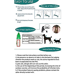 Cat Flea and Tick Treatment and Prevention, Effective Spot-On Made with Natural Formula, 2-25 lbs, (9 Month Supply)