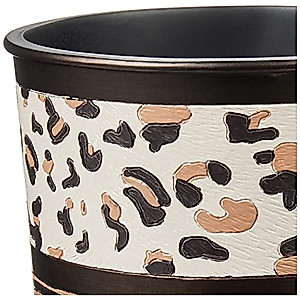 Popular Bath Waste Basket, Jezella Collection, Animal Print