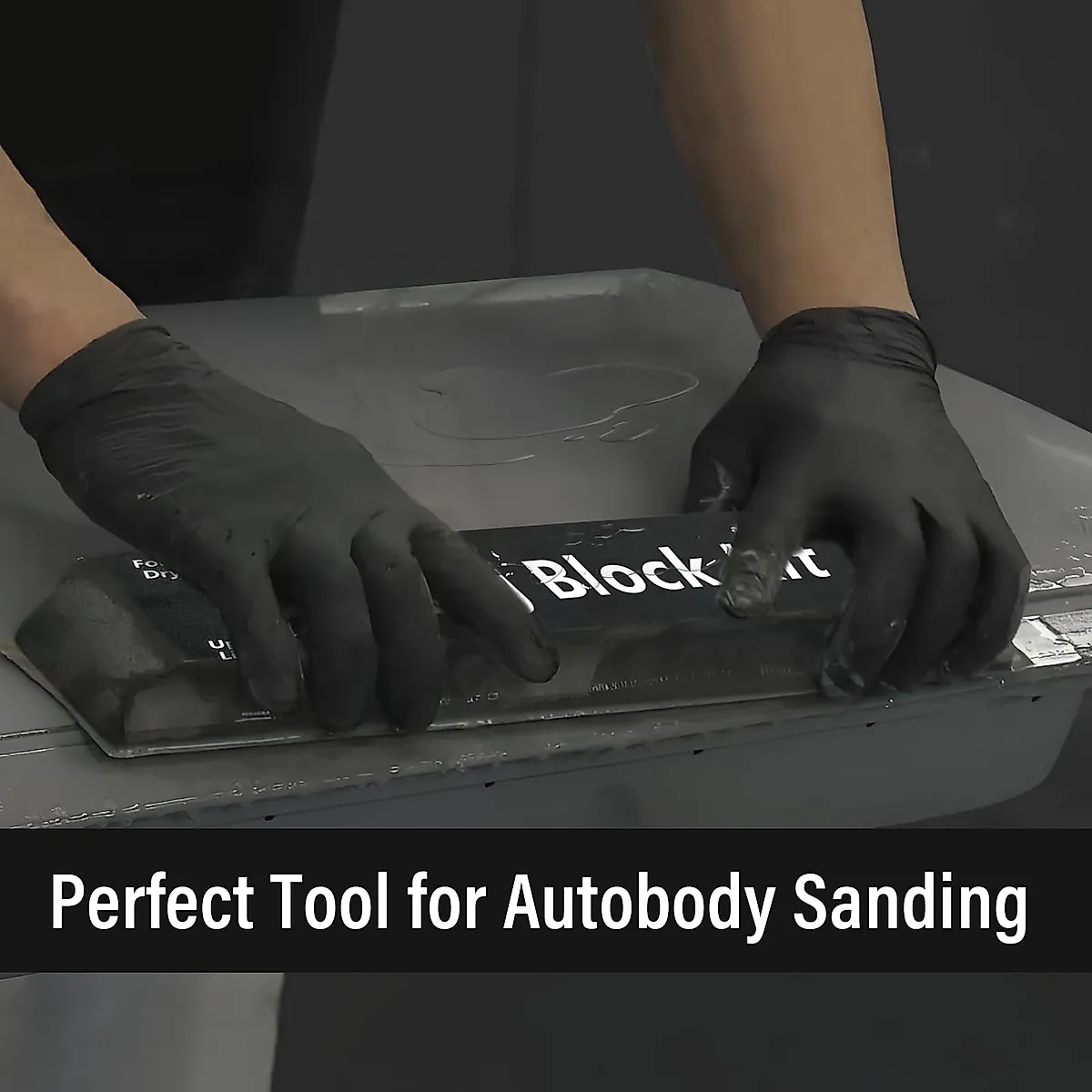 【Upgrade】Sanding Block Kit 7PC with TearBlock and Sandpaper, Wet or Dry Auto Body Sanding Blocks for Automotive Woodworking Bodywork, Light, Hard, Flexible