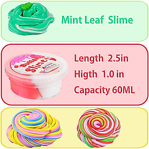 New Butter Slime 8 Pack, Scented Slime for Girls and Boys Party Favor, Birthday Gifts, Classroom, Carnival Prizes, Goodie Bag Stuffers,Soft and Non-Sticky