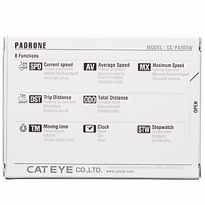 CATEYE, Padrone Wireless Bike Computer, Black