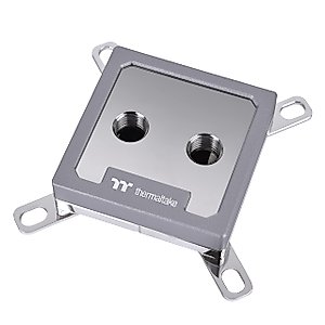 Thermaltake Pacific W8 CPU Water Block, AM5/LGA1700 Compatible, Includes Thermaltake TG-60 Metal Thermal Grease, CL-W347-CU00SL-A Silver