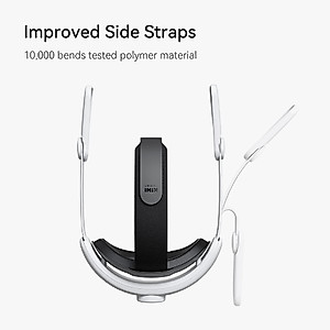 KIWI design Comfort Head Strap Accessories with 3 in 1 Battery Holder Strap, Enhanced Support and Extending Playtime, Compatible with Quest 2 (Battery Not Included)