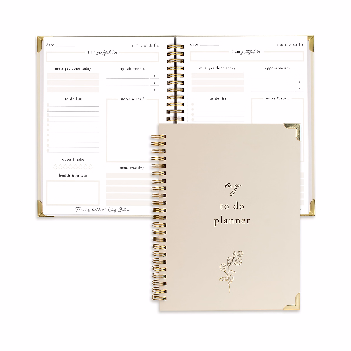 Simplified Daily To Do List Notebook - Easily Organize Your Tasks And Boost Productivity in Style - The Perfect Undated Planner And Office Supplies For Women