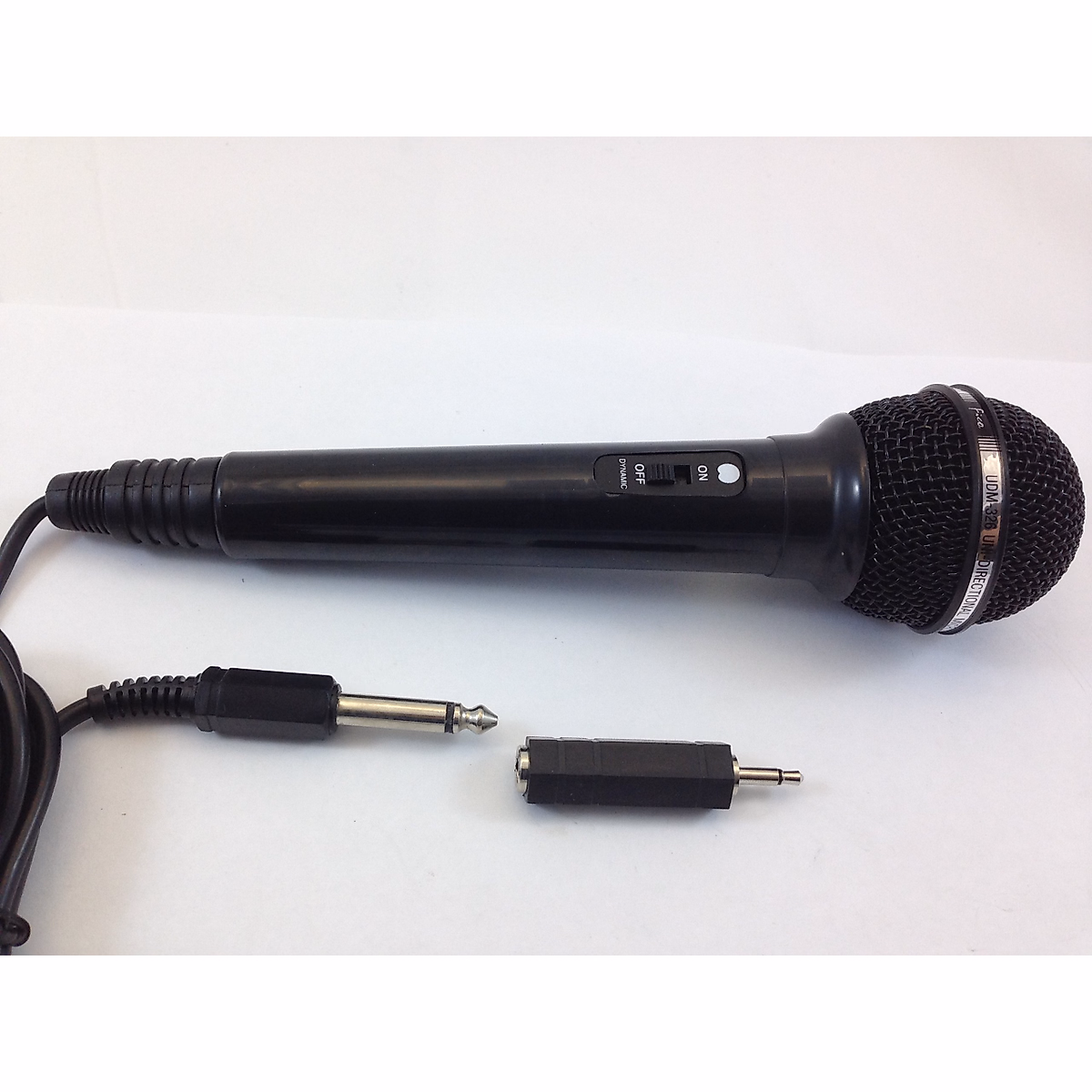 FICO UNI-DIRECTIONAL MICROPHONE, 1/4" MIC CABLE WITH 3.5 MONO ADAPTER