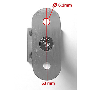 Stainless Steel Handrail Bracket - Adjustable