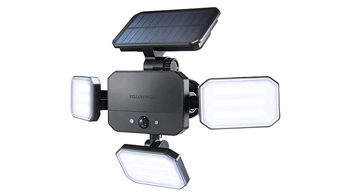 Bionic Floodlight Deluxe: Bright 108-LED Solar Motion Light