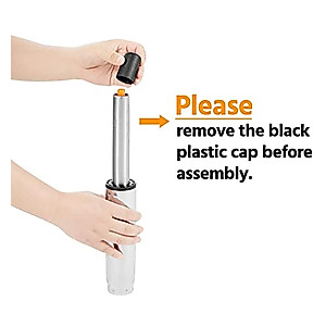 Yaheetech Mid-Back Office Chair with Arms 360° Swivel PU Leather Height Adjustable Office Executive Chair, White