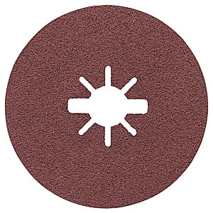 Bosch Professional 2608619173 Fibre Sanding Discs Expert (for Metal, X-Lock, R444, Diameter 125 mm, Grit 60, Bore Diameter 22.23 mm)