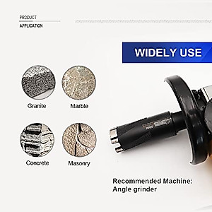 SHDIATOOL 1 Inch Granite Hole Saw Plus SDS Adapter for Marble Hard Stone Bricks