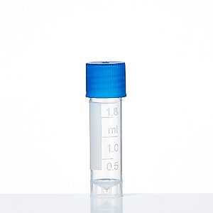 Cryogenic Vials 2ml - Cryo Tubes with Screw Caps - Self Standing Cryogenic Vial (2ml-Blue/(500pcs))