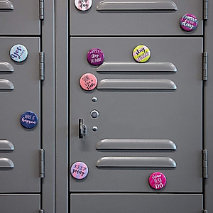 Paper Junkie 18 Pack Inspirational Quote Decorative Magnets for Fridge Refrigerator Locker